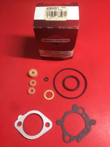 BRIGGS & STRATTON CARB GASKET SET 498261, 398183, 490937, 498260 NEW ...