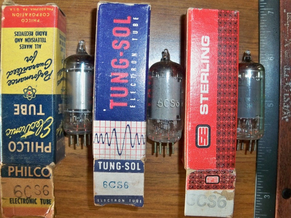 3 Strong Assorted NOS 6CS6 Tubes | eBay