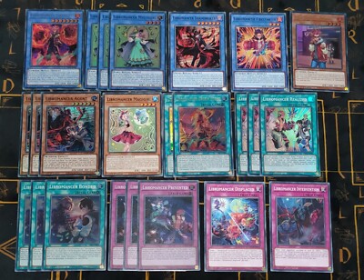 YUGIOH Libromancer Starter Deck Set Fire /Agent /Mystigirl /Origin ...