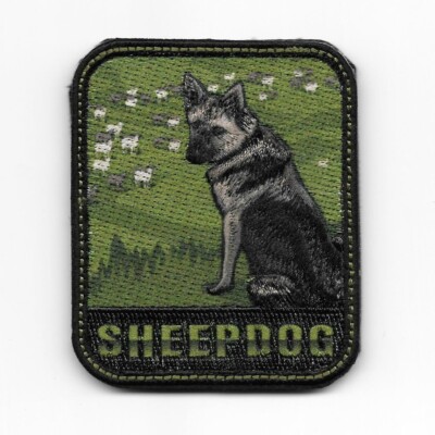 German Shephard Sheepdog Patch Woodland for VELCRO® BRAND Fastener | eBay