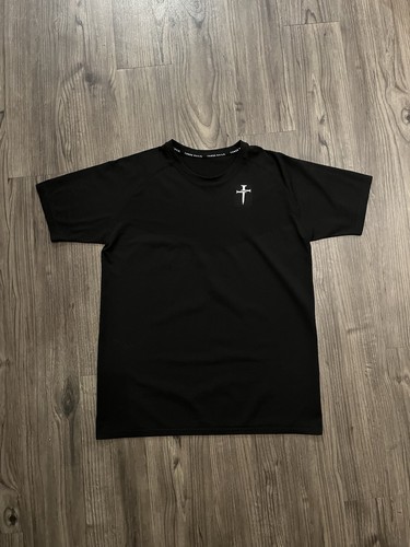 Three Nails Clothing Mens Black Short Sleeve Gym Performance Shirt ...