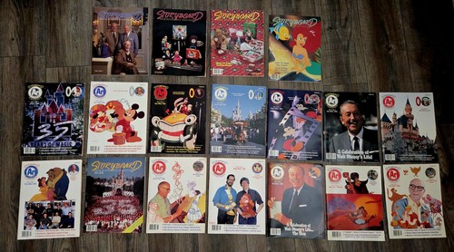 Disney Storyboard Art of Laughter Vintage Magazine Lot Of 18 | eBay