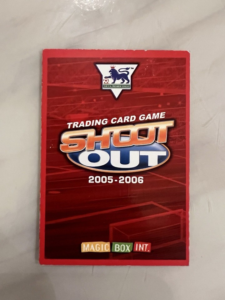 Shoot Out Cards 2005-06 5 Star Manchester United Wayne Rooney Season ...