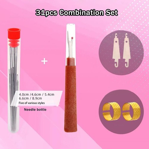 31/34/36-piece sewing thread set and sewing tool set with seam ripper ...