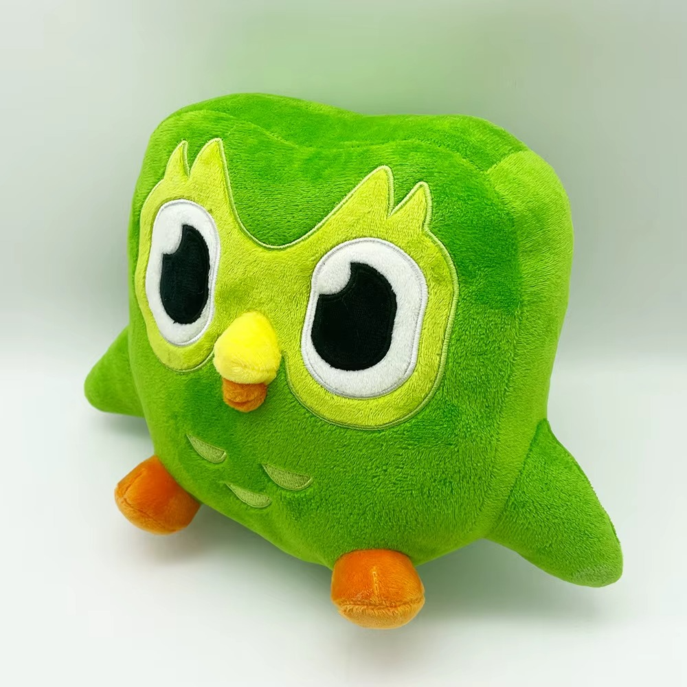 Duolingo Green Owl Plush Toy Plushie of Duo the Owl Cartoon Anime Owl ...
