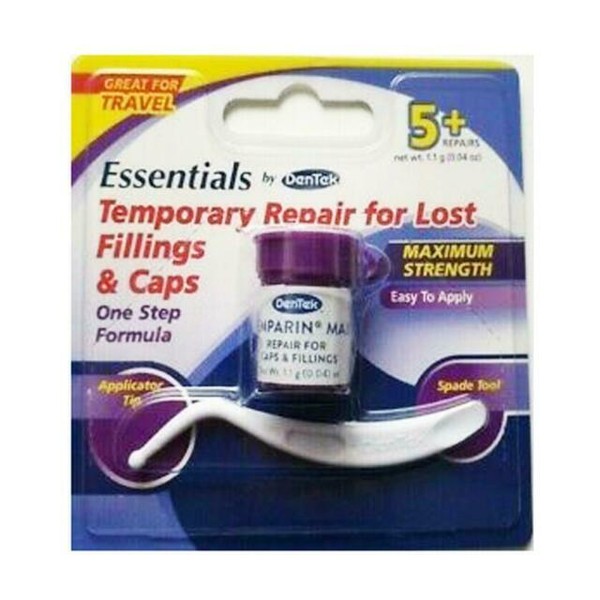 DenTek Temporary Tooth Repair Kit for Lost Fillings and Caps for sale ...