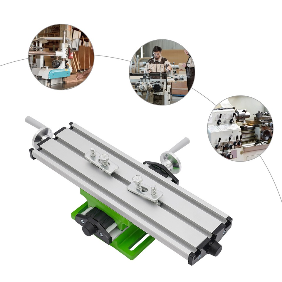 Cross Slide Drill Press Bench Axis Mill Machine Work Table Compound ...