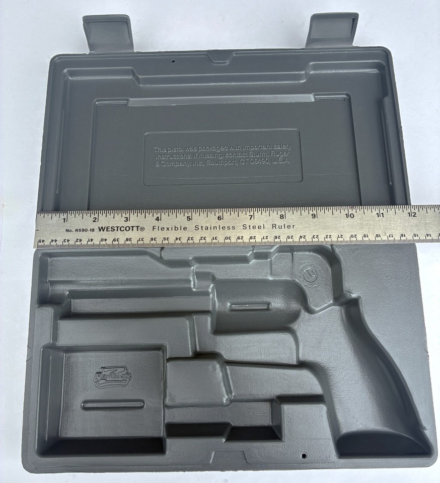 Vtg RUGER Revolver Hard Plastic Case, SEE PHOTOS | eBay