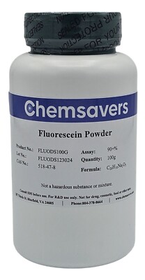 Fluorescein Powder, 90+%, 100g | eBay