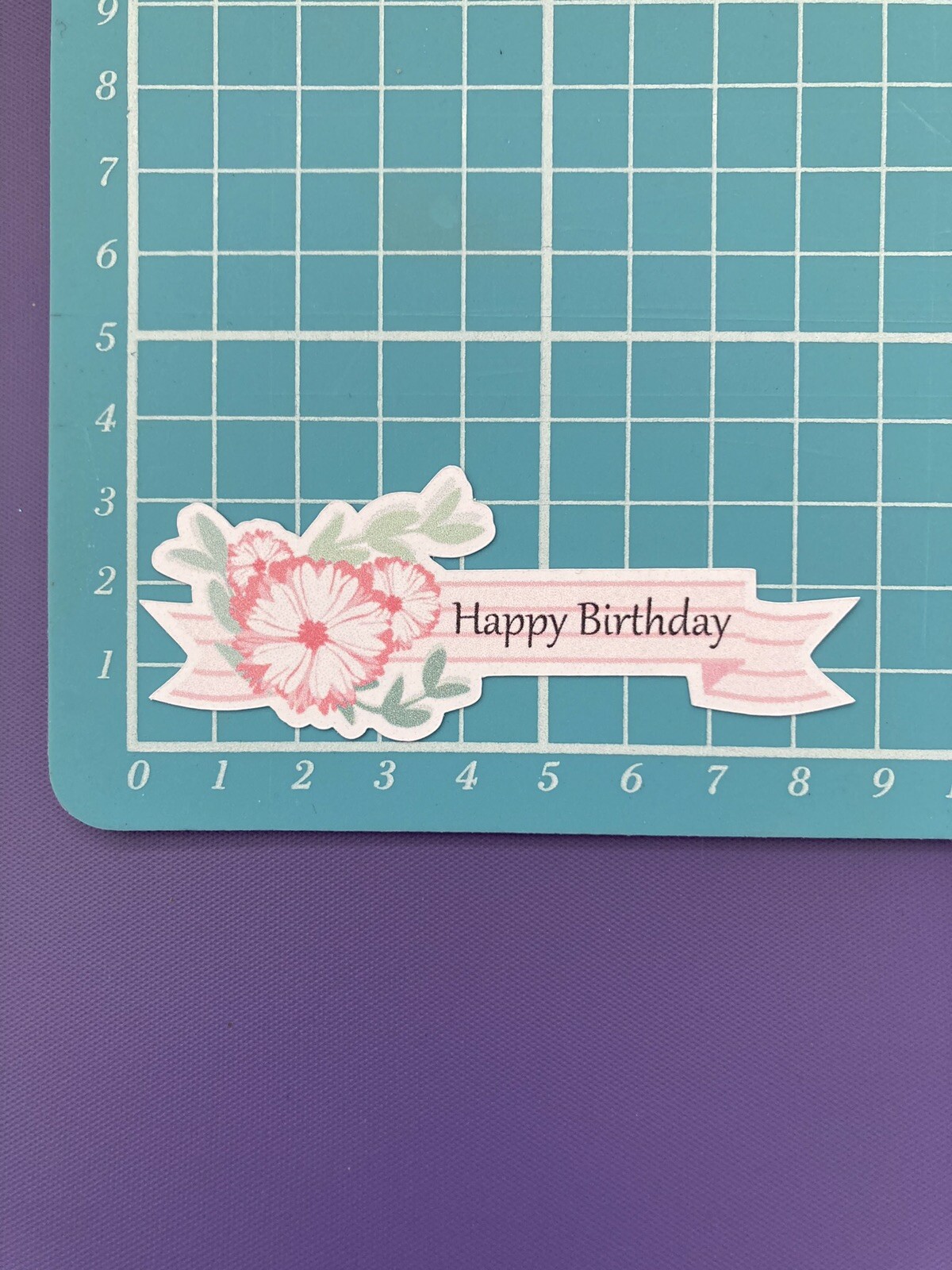 Birthday Card Making Banners Embellishments Sentiments Card Toppers ...
