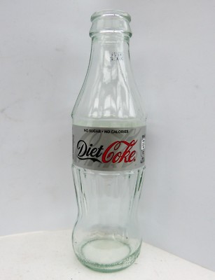 BRITISH GB ENGLISH ENGLAND COCA-COLA DIET COKE GLASS BOTTLE UK 200ML | eBay