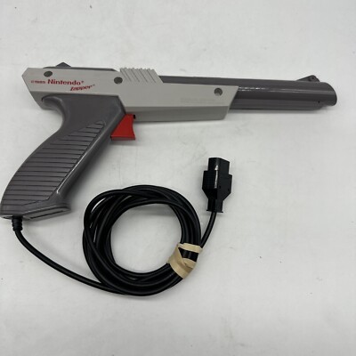 Nintendo NES Gray Zapper Gun Authentic NES-005 Vintage Gaming | eBay