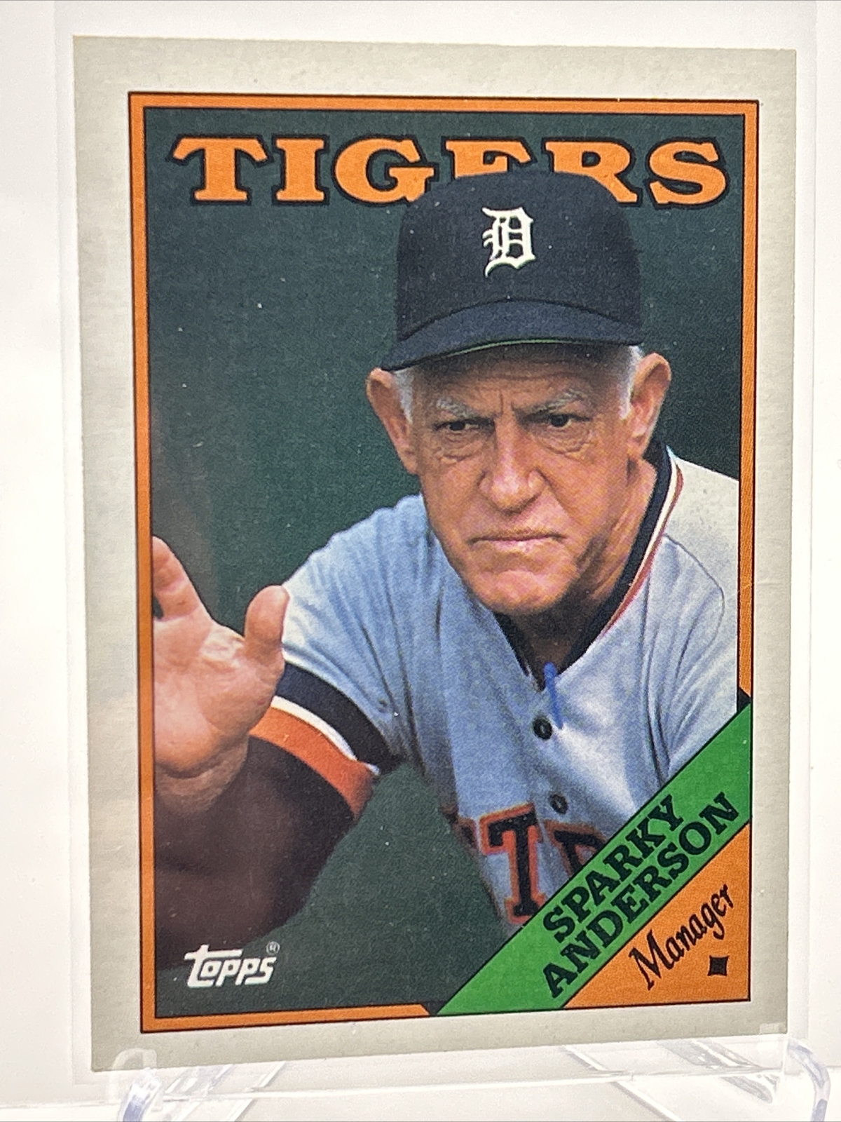 1988 Topps Sparky Anderson Baseball Card #14 Mint FREE SHIPPING | eBay