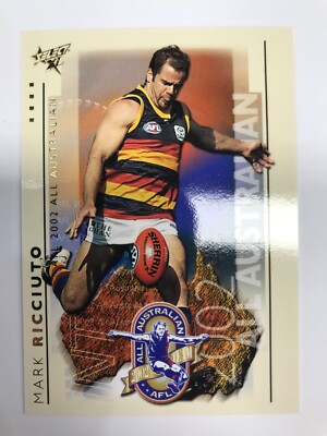 2003 SELECT AFL XL CARD ALL AUSTRALIAN TEAM CARD AA21 MARK RICCIUTO ...