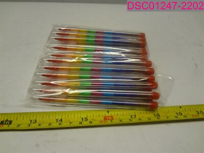 20 Pcs; Stackable Colored Pencils, 10 Interchangeable Colors | eBay