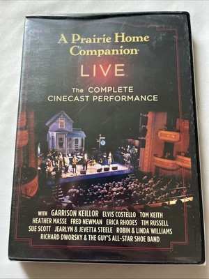Prairie Home Companion Live by Garrison Keillor (2010, DVD) NEW Sealed ...