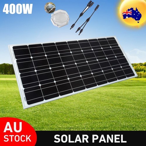 400W Mono Solar Panel 12V 400 Watt Caravan Camping Home Battery ...