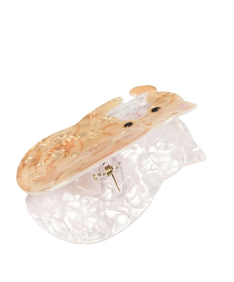 NEW Beautiful Light Orange Tabby Cat Hair Claw Clip Hair Accessories ...