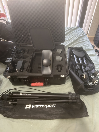 Matterport Pro3, 3D LiDAR Scanner, Includes Tripod, dolly road case | eBay
