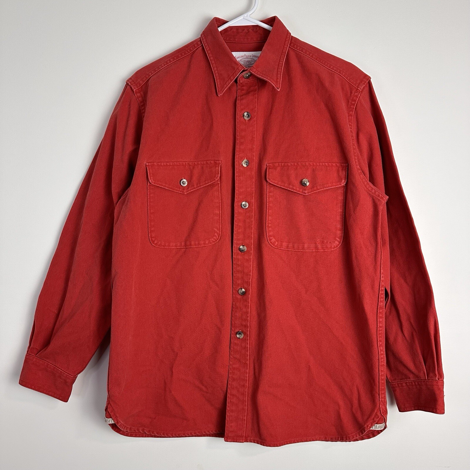 Vintage CC Filson Heavy Canvas Guide Button Down Shir… - Gem