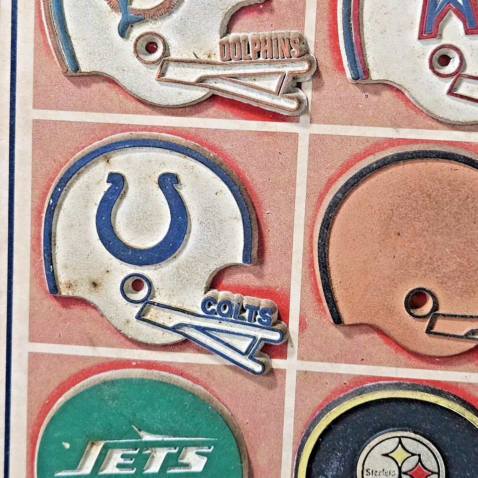 Vintage 1977 NFL Football Standings Magnetic Board Complete with all 28 ...