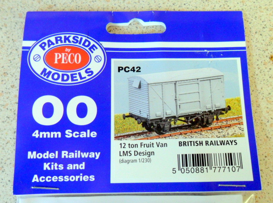 New Peco Parkside Models PC42 12 ton Fruit Van LMS Design OO Gauge 4mm Scale | eBay UK