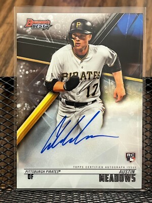 AUSTIN MEADOWS RC 2018 BOWMAN'S BEST PITTSBURGH PIRATES ROOKIE ...