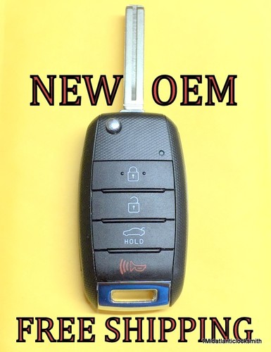 NEW OEM 14 15 KIA OPTIMA FLIP KEY KEYLESS ENTRY REMOTE FOB NYODD4TX1306 ...