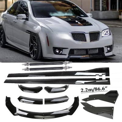 Front Bumper Lip Splitter Spoiler Side Skirt For Pontiac G8 GT GTO Body ...