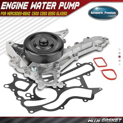 New Water Pump with Gasket for Mercedes-Benz C300 C350 E350 E400 GLE350 ...