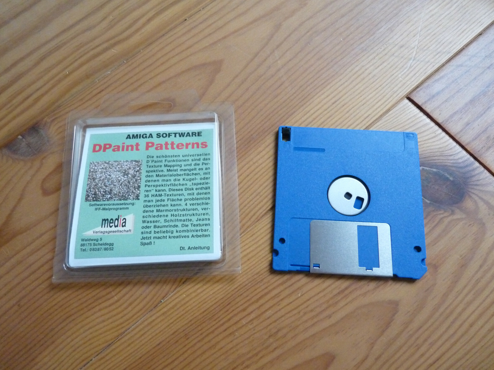 Amiga Deluxe Paint IV org. Erweiterungs Diskette Patterns Muster ...