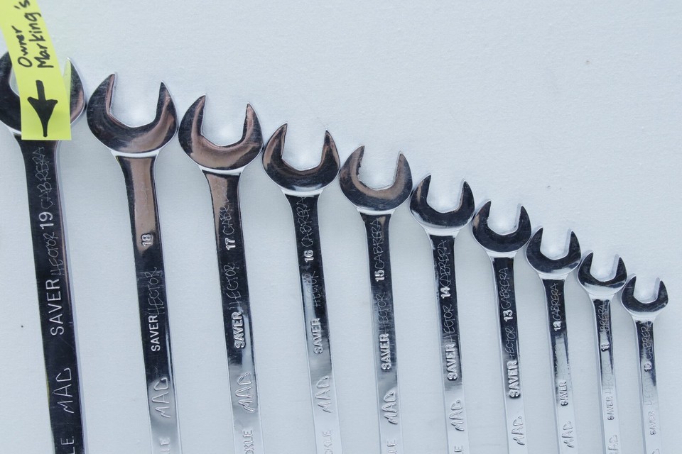 Mac Tools Metric Knuckle Saver Combination Wrench 10 Piece Set 10mm ...