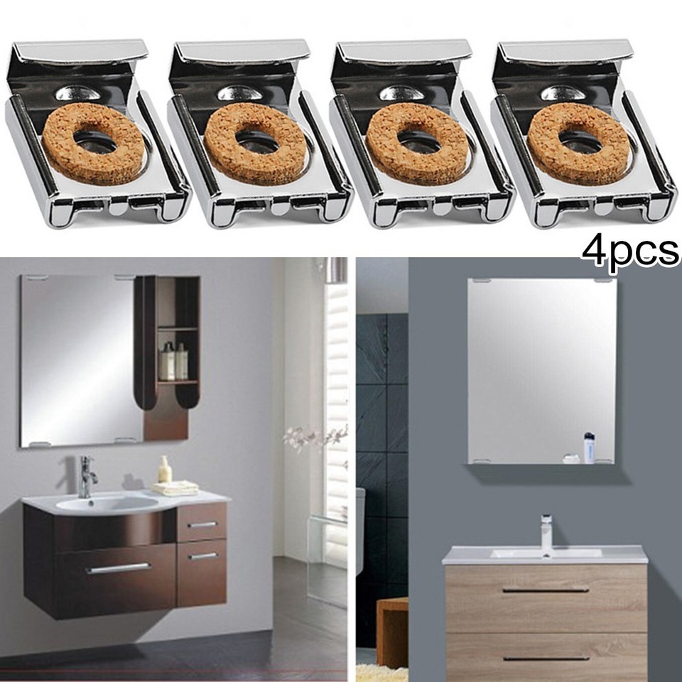 New Supplies Glass clamp Zinc Alloy Garden Glass Kit Mirror Adjustable ...