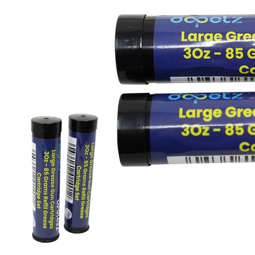 Grease Gun Cartridge 3Oz - 85 Grams Refill Grease Cartridges Set 2PCS ...