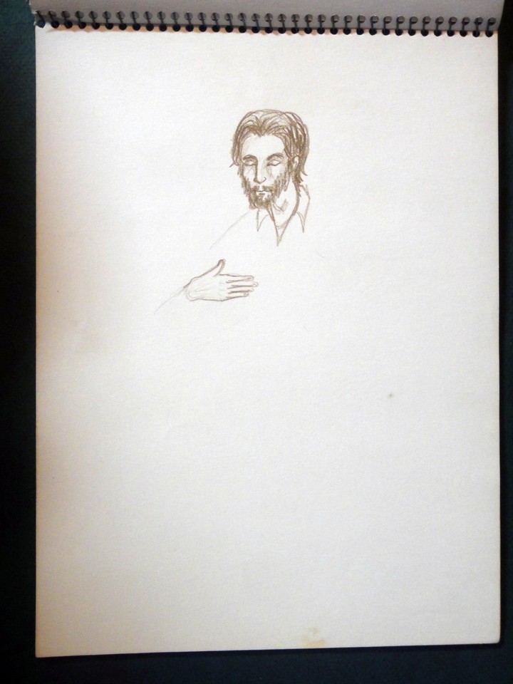 1980 vintage SKETCH BOOK west chester pa MARY BEAUMONT lapp LISTED ...