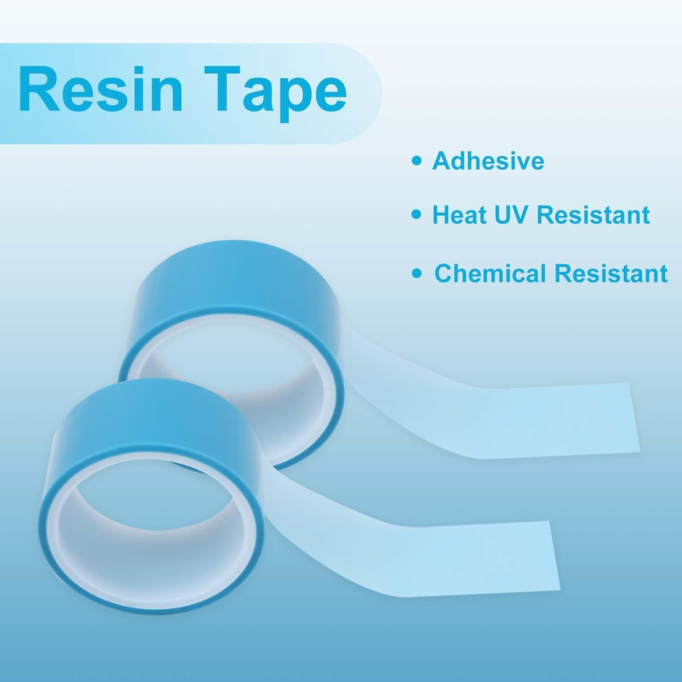 Resin Tapes for Jewelry - 1IN X 65FT, Seamless Sticky Paper Tape for ...