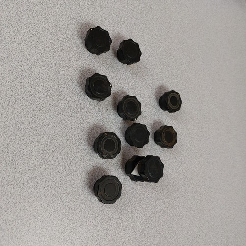 Lot 11 Tektronix Bakelite Type Fluted Metal Pointer Knobs Radio Audio READ #6 | eBay