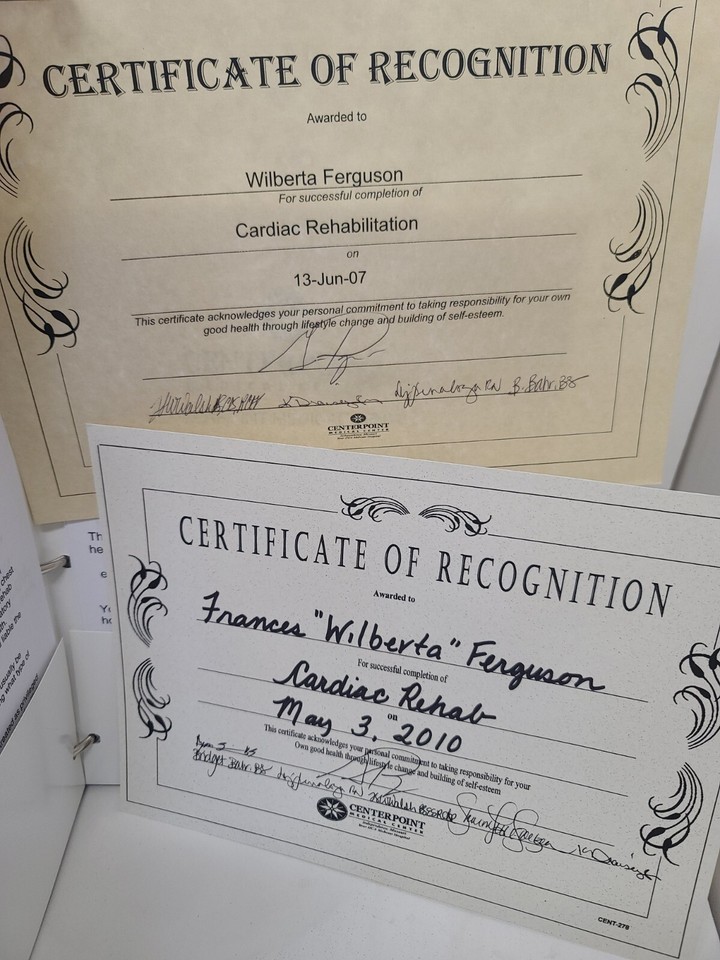 Cardiac Rehabilitation Unique Binder Health Diet Recipe Heart Wellness ...