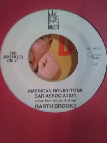 Garth Brooks, American Honky-Tonk Bar Association ~ 1993 Liberty 45 | eBay