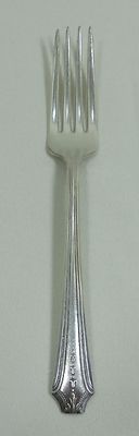 Regal Silver Dinner Fork Pure Silver Plate AA Tulip KNICKERBOCKER ...