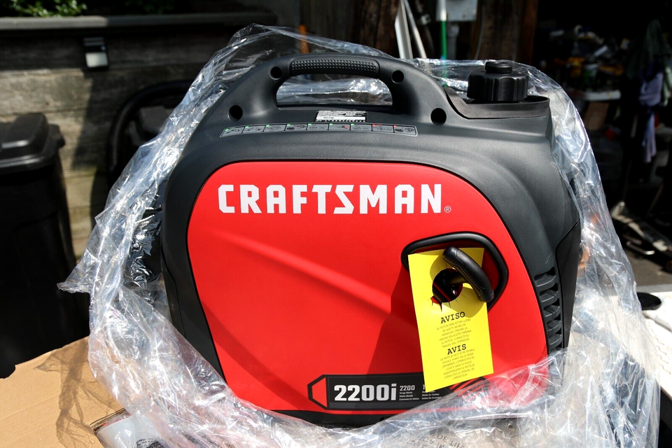 Craftsman 2200i 2200 Watt Portable Inverter Generator NEW 696471074710 ...
