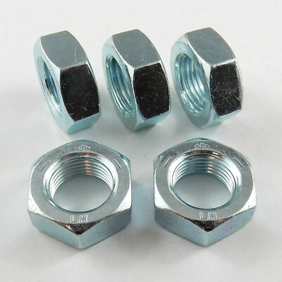 5/8" UNF STEEL LEFT HAND JAM NUT 5 PK, 15/16" WRENCH Sprintcar Sprint ...