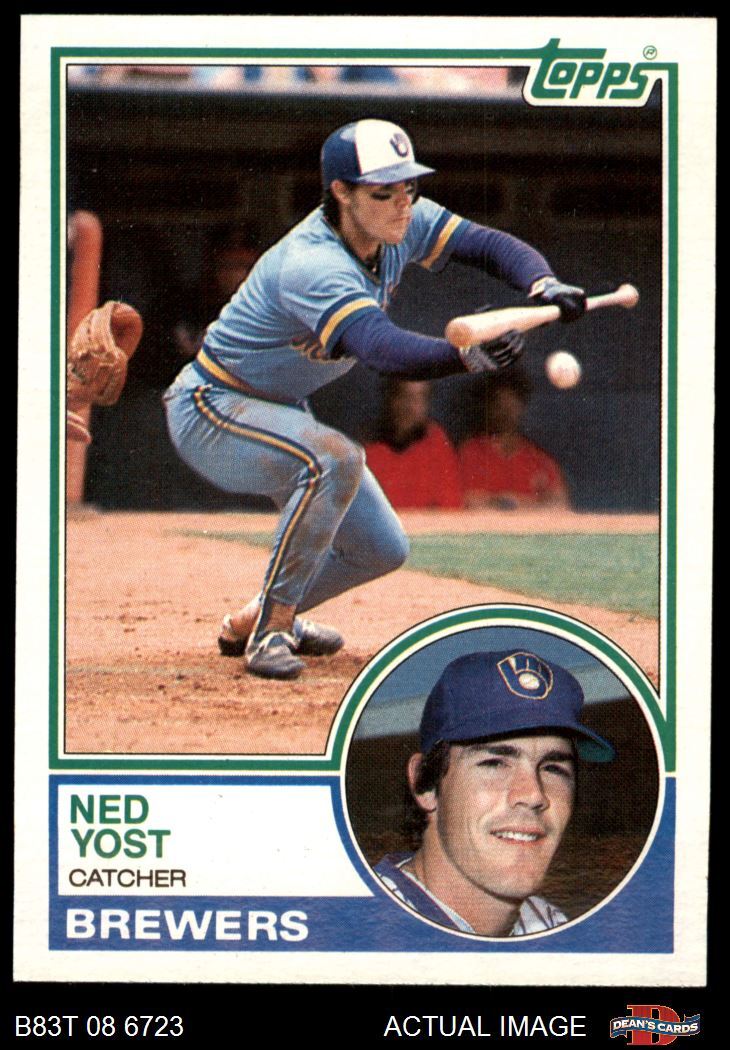 1983 Topps #297 Ned Yost Brewers 6.5 - EX/MT+ | eBay
