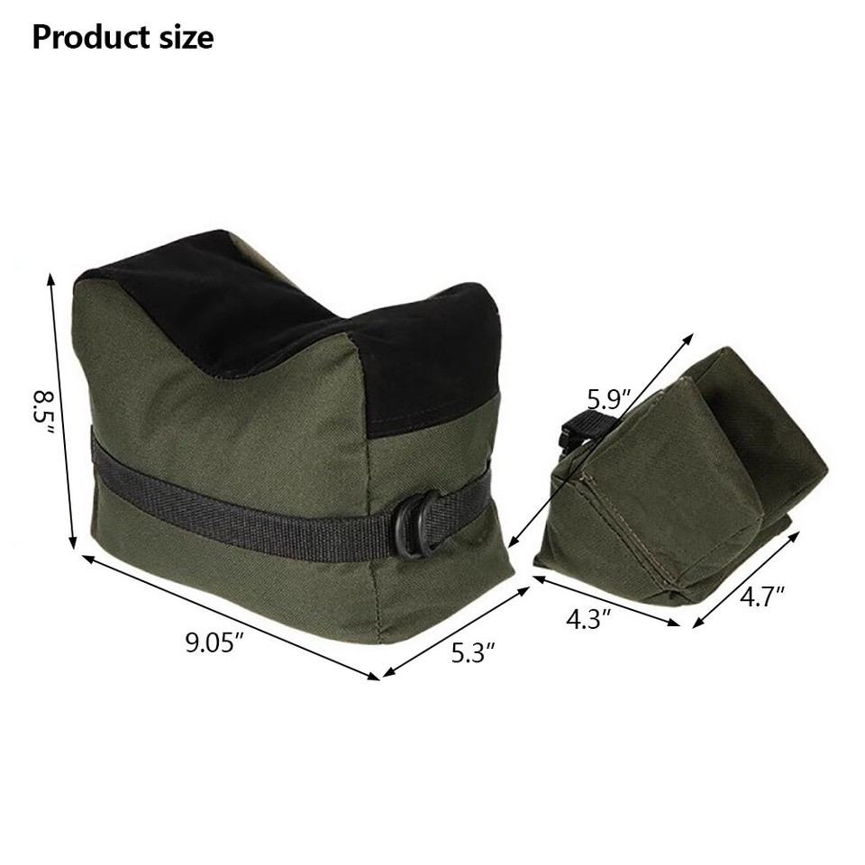 Shooting Rest Bags Rest Front & Rear Support Sandbag Stand Holders for ...