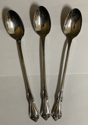 Oneida WM Dalton Stainless Steel Dessert Spoons Flatware - Set of 3 ...