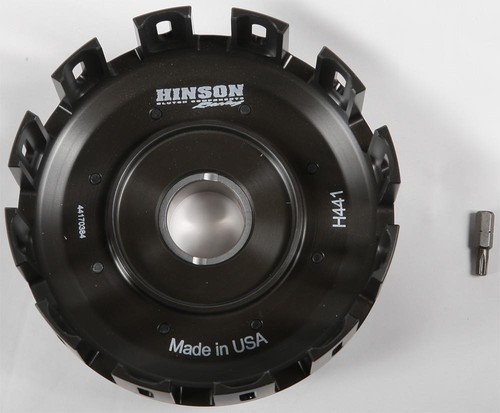 Hinson Racing Billet Clutch Basket with Kickstarter Gear - H641-B-1901 ...