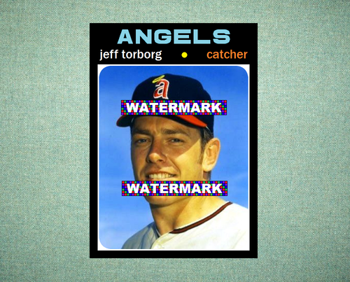 Jeff Torborg California Angels 1971 Style Custom Baseball Art Card | eBay