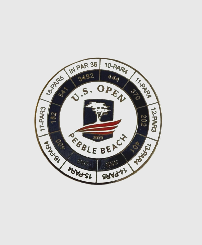 US Open Pebble Beach Golf Links Magnetic Coin and 2 Sided Ball Marker ...