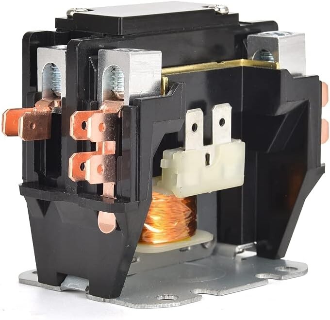 1 Pole Air Conditioner Contactor 40Amp 24VAC Coil Condenser Contactor ...