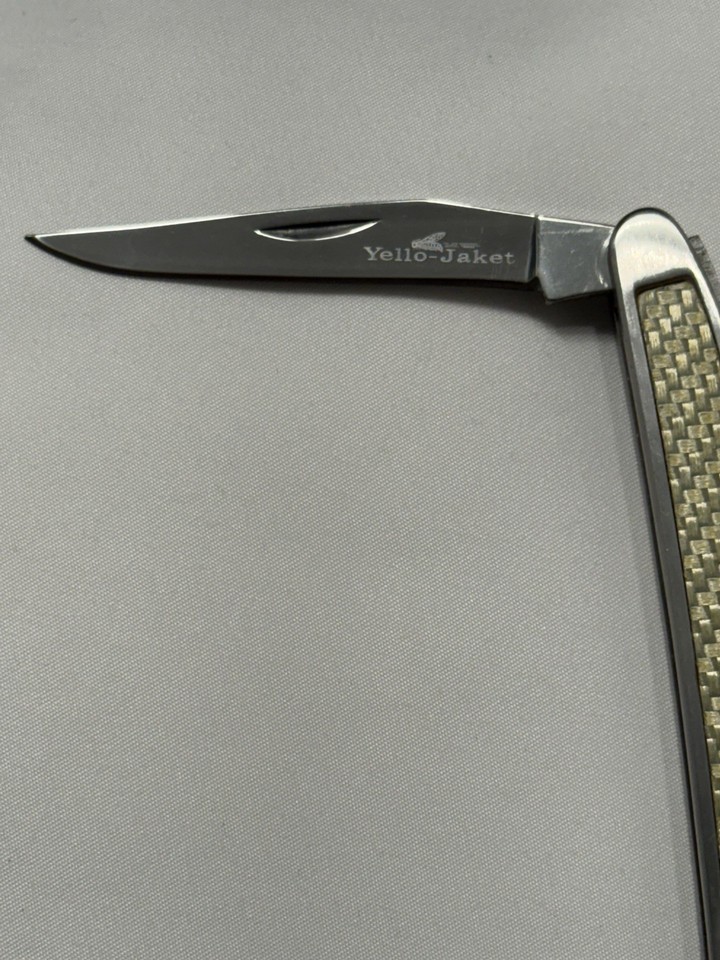 Camillus Yello-Jaket Folding Knife w/ Wood Box – Dual Blade | eBay